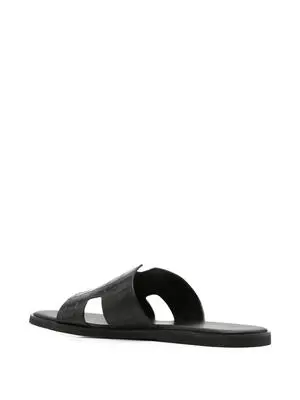 ALBERTO GOZZI Croc-effect Cut-out Sandals