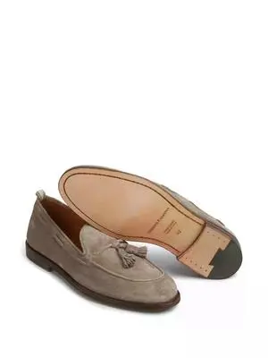 Officine Creative Opera Tassel Detail Suede Loafers