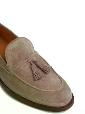 Officine Creative Opera Tassel Detail Suede Loafers