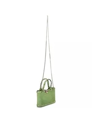 Valentino Garavani Rockstud Tote Bag - Green
