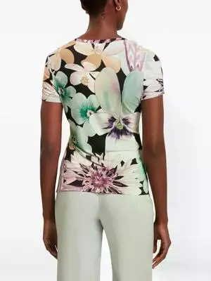 Ted Baker London Saalma Floral Print T-shirt - Black