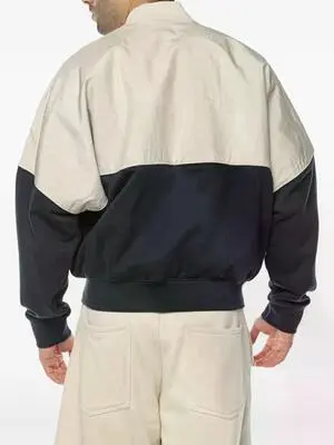 Emporio Armani Colour-block Zip-up Bomber Jacket