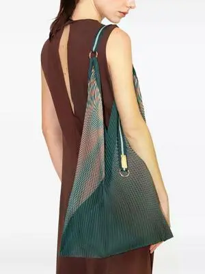 MULTITUDES BAGS Isabella Pleated Tote Bag - Green