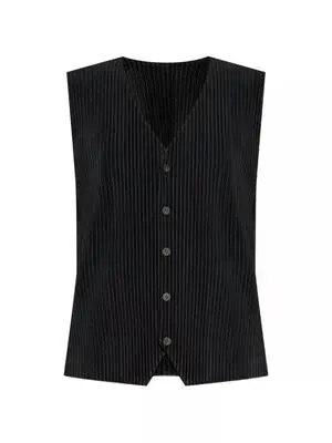 Issey Miyake Textured Vests For Men