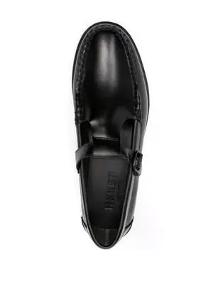 Hereu Alber Leather Loafers - Black