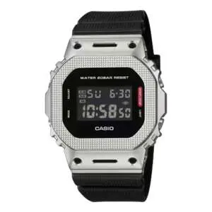 Casio G-steel Digital Watch With Bio-based Resin Band - Silver/black