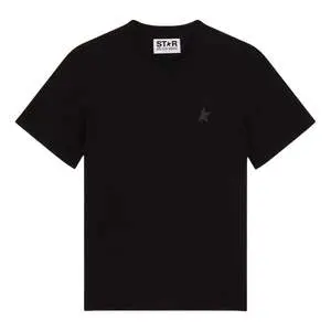 GOLDEN GOOSE Short Sleeve T-shirt - Black