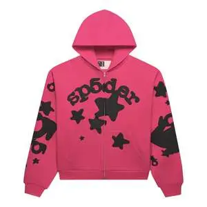 SP5DER Beluga Zip Up - Pink