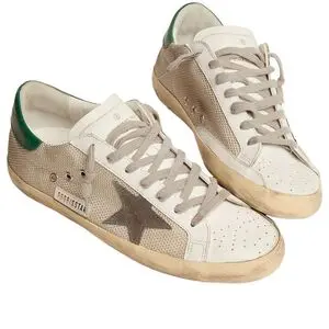 GOLDEN GOOSE Super-star Sneakers - Light Silver/grey