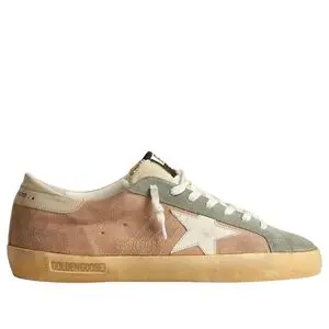 GOLDEN GOOSE Super-star Sneakers - Brown/green/white