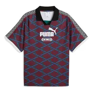 PUMA King Jersey - Ruby Shimmer/aop