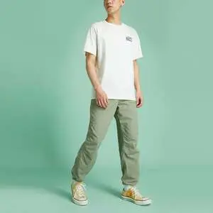 CONVERSE Alphabet Logo Casual T-shirt - White