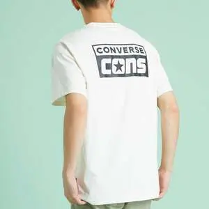 CONVERSE Alphabet Logo Casual T-shirt - White