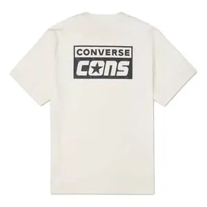 CONVERSE Alphabet Logo Casual T-shirt - White
