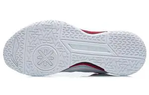 LI-NING Team Emblem Mid Sneakers - White/red