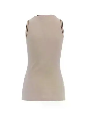 Fabiana Filippi Ribbed Knit Tank Top