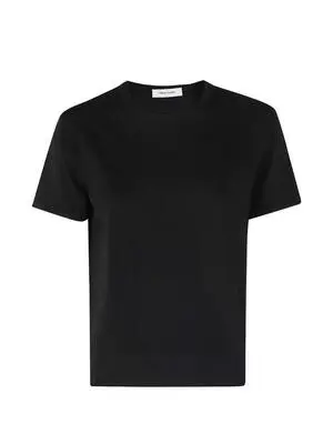 GRAN SASSO Crew Neck Short Sleeve T-shirt - Black