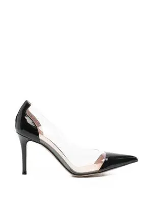 GIANVITO ROSSI Plexi Pointed-toe Pumps