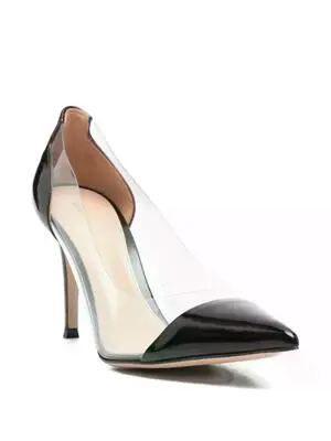 GIANVITO ROSSI Plexi Pointed-toe Pumps