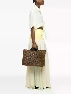 PACO RABANNE Rabanne Crêpe De Chine Panelled Maxi Skirt