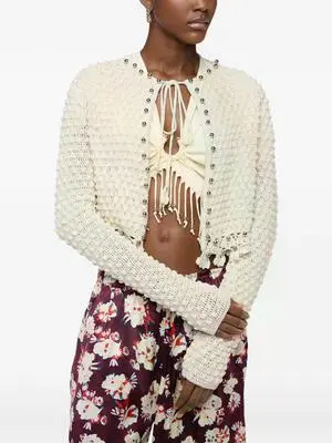Rabanne Crochet Knit Cardigan