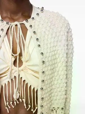 Rabanne Crochet Knit Cardigan