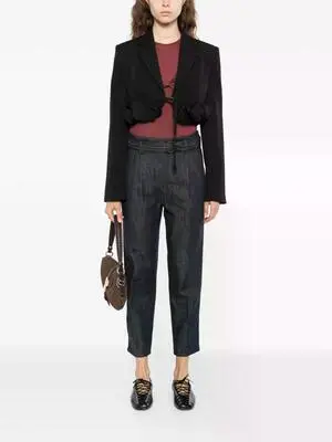 Brunello Cucinelli Belted Tailored Jeans