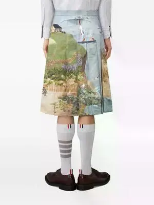 Thom Browne Nantucket Pleated Skirt
