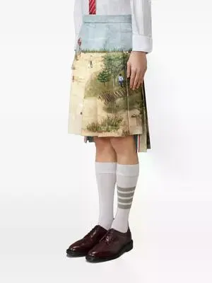 Thom Browne Nantucket Pleated Skirt