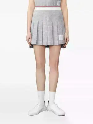 Thom Browne Pleated Tweed Skirt