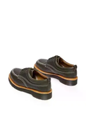 Dr. Martens Lowell Contrast-stitch Derby Shoes - Green