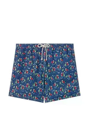MC2 SAINT BARTH MC2 Saint Barth X Disney Scrooge McDuck Swim Shorts Blue