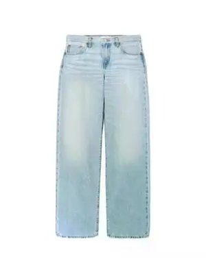 RE/DONE Loosie Faded-effect Jeans - Blue