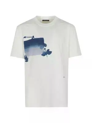 ESCAPISTA Postal Cotton T-shirt - White
