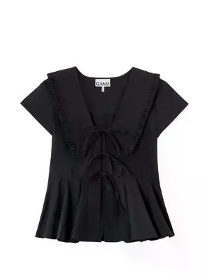 Ganni Ruffle Tops