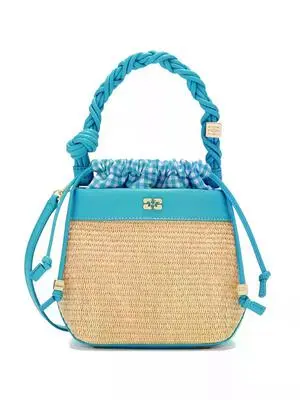 GANNI Raffia Bucket Bag