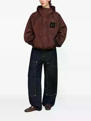 GANNI Polka-dot Hooded Jacket