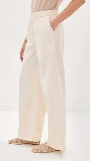 LE BOP Arden Wide Leg Pants - Cloud