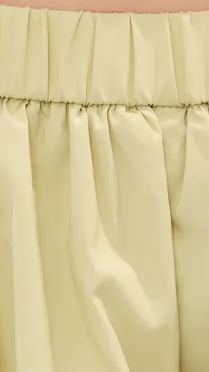 LE BOP Nolan Bubble Shorts - Honeydew