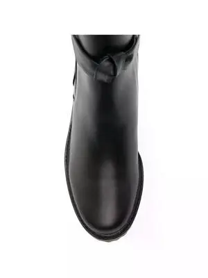 ALEXANDRE BIRMAN Clarice Knotted-strap Ankle Boots