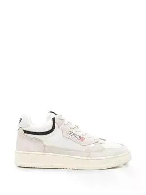 AUTRY Panelled Logo Patch Sneakers - Neutrals
