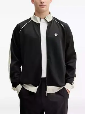Guess Fulvio Logo Piping Sweatshirt - Black