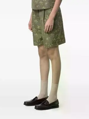 K-WAY Larose Jacquard-embroidered Shorts
