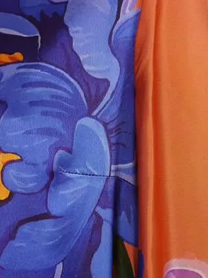 Borgo De Nor Celeste Floral-print Midi Dress