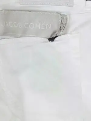 Jacob Cohen Gray Logo-patch Slim-fit Chino Trousers