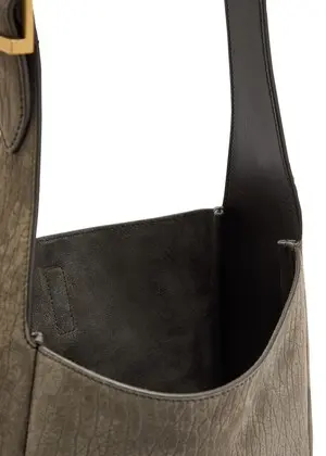 Saint Laurent Le 5 Á 7 Small Hobo Bag - Grey