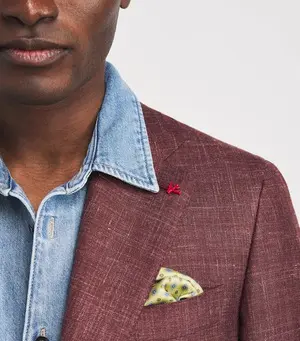 Isaia Wool-cashmere-silk-linen Blazer