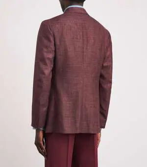 Isaia Wool-cashmere-silk-linen Blazer