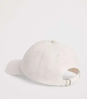 Acne Studios Cotton Logo Cap - White