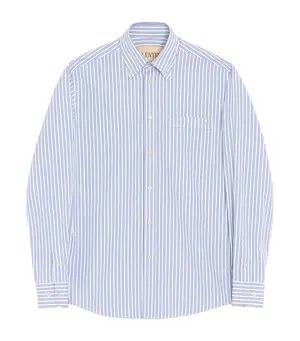 Valentino Garavani Cotton Stripe Shirt - Blue